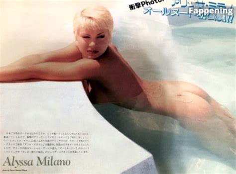 Alyssa Milano Poses Naked For Oblique Magazine 5 Photos Thefappening