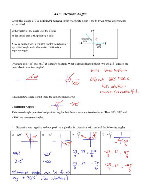 cot pdf angle cartesian coordinate system