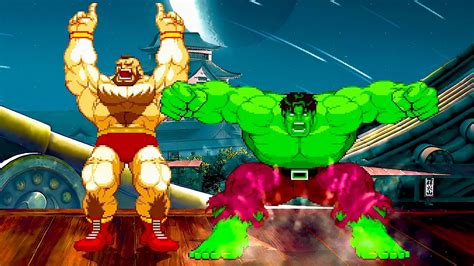 Zangief Vs The Mighty Incredible Hulk Conquer The Uncontrollable