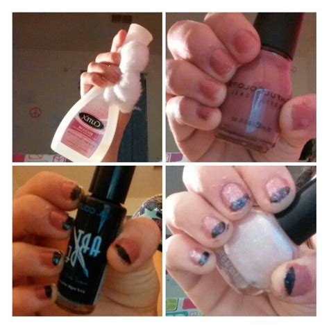 Step By Step On How To Do A French Manicure Nail Art Designs