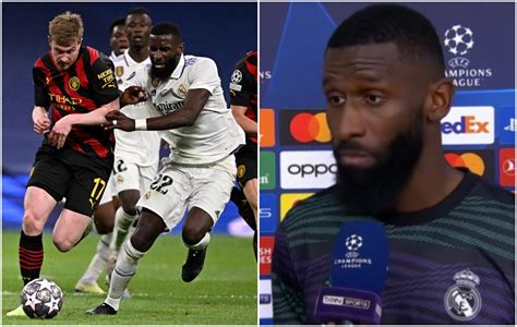 Real Madrid S Rudiger Aims Dig At Manchester City