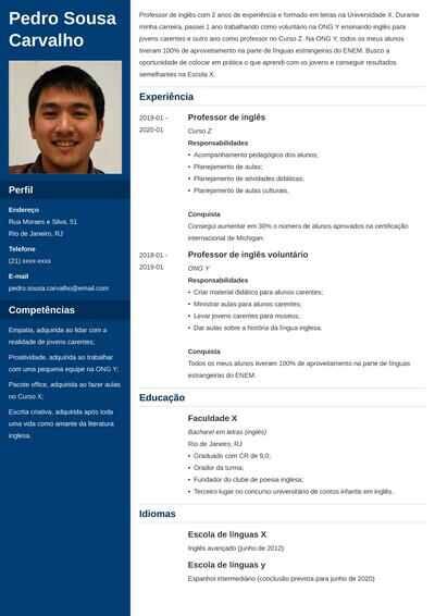 Como fazer meu currículo perfeito modelo para montar o CV