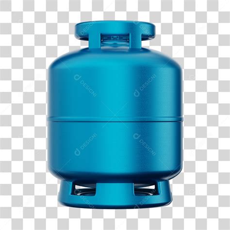 Botijão De Gás Azul