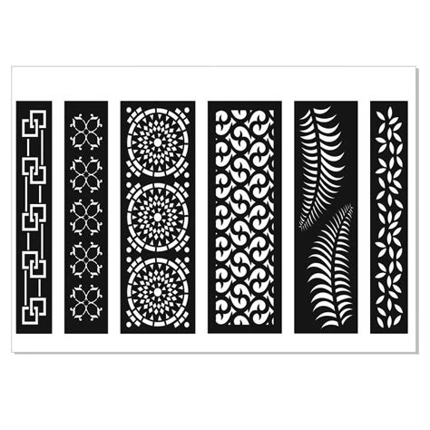 Cnc Plasma Combo Of 6 Curl Jali Svg Dxf Design Makerbhawan