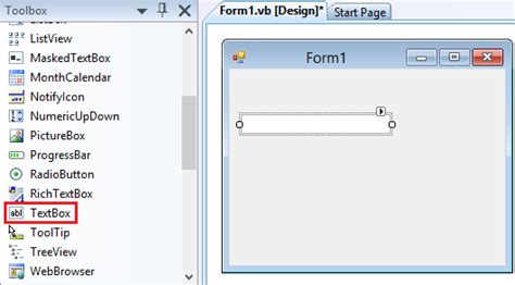 VB NET TextBox Control