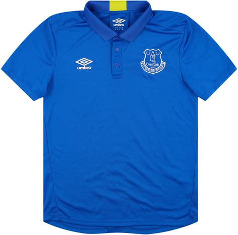 2016 17 Everton Umbro Polo Shirt 10 10 M