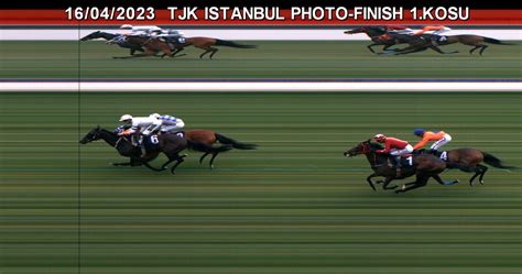 İstanbul 1 Koşu Foto Finish Resmi 16 Nisan 2023 Pazar