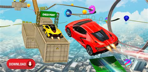 Mega Ramp Car Stunts Gt Car Racing Game Impossible Mega Ramp Gt