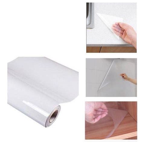 Papel Contact Adesivo PVC Transparente 45cm x 2m INTERPONTE Papéis