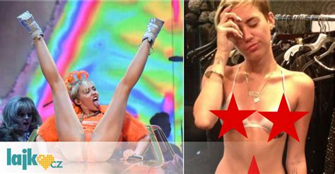 Ok Na Internet Unikly Skand Ln Fotky Miley Cyrus Ukazuje Na Nich