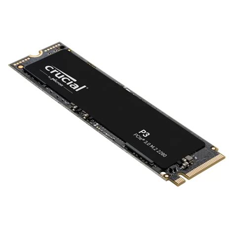 Disco SSD Crucial P3 NVMe 500GB QLC 3D NAND PCIe Gen3 X4 M 2 2280