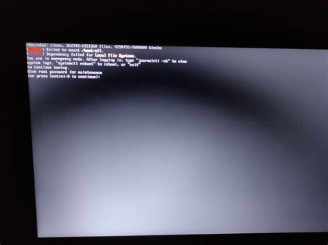 After Update System Fails To Boot Failed To Mount Boot Efi Newbie