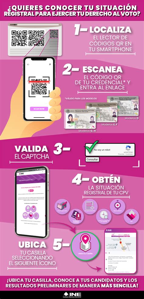 Escanea El C Digo Qr De Tu Credencial E Inf Rmate Para Votar Este