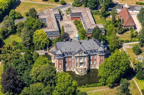 Loburg von oben Schulgebäude des Collegium Johanneum Gymnasium und