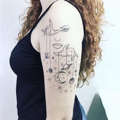 65 Facinating Solar System Tattoo Designs Their Origin And Symbolism