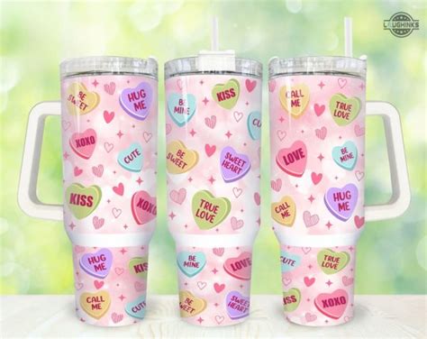 Stanley Valentines Tumbler 40 Oz Heart Valentines 40Oz Stainless Steel