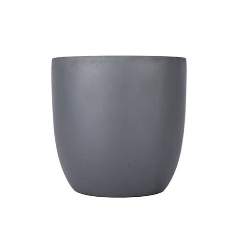 Fibre Clay Pot 52x52x50 Donkergrijs Tuincentrum Coppelmans