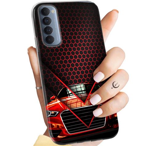 Etui Do Oppo Reno 4 Pro Wzory Auto Motor Pojazdy Samochody Obudowa Case