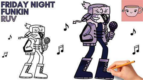 Comment Dessiner Ruv Friday Night Funkin Mod FNF Tutoriel De