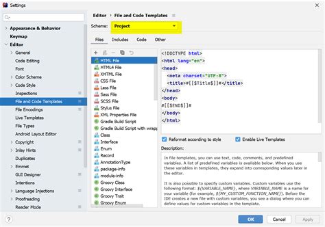 Java What Is The FileTemplates Folder In IntelliJ Stack Overflow