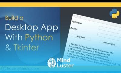 Learn Desktop GUI App With Python Tkinter Mind Luster
