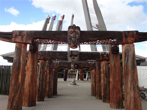 Te Puia Entrance Rotorua Dave Rickart Flickr