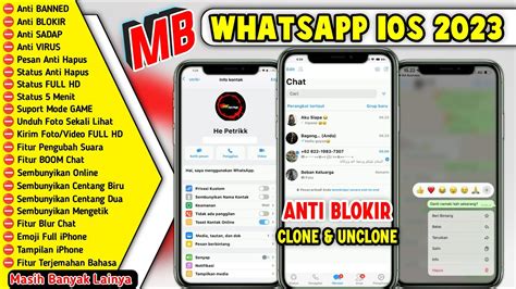 Mb Wa Ios Terbaru Mb Whatsapp Ios Terbaru Anti
