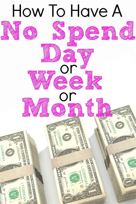 You Can Save So Much Money By Not Spending For Just One Day A Month