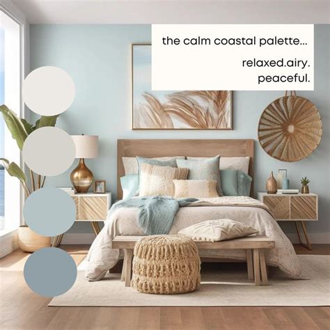 Calm Coastal Sherwin Williams Paint Palette Modern Neutral Interior