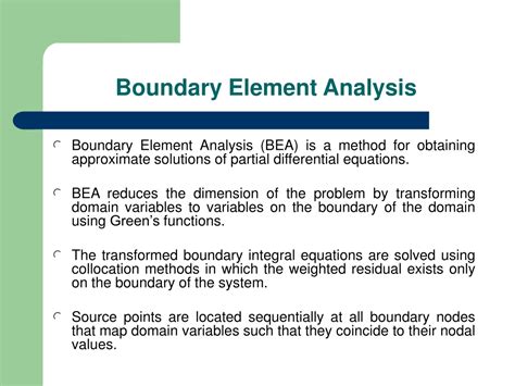 ppt point wise discretization errors in boundary element method for elasticity problem