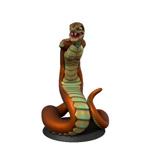 Cryptids Giant Congo Snake Made With Hero Forge