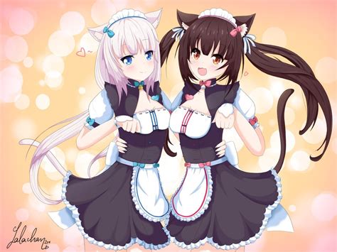 Chocola And Vanilla Nekopara Drawn By Lalachan Danbooru