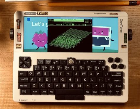 devterm portable terminal is now available with a raspberry pi cm4 for 279 liliputing