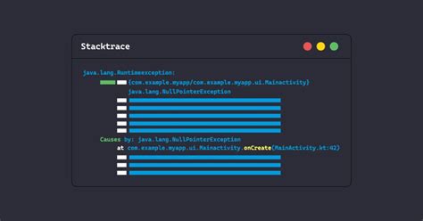 how to read a stack trace for android