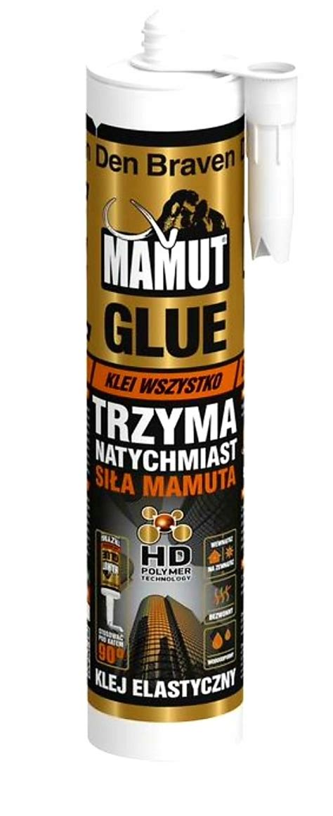 KLEJ MONTAŻOWY MAMUT UNIWERSALNY MOCNY 290ml 219809 Cena Opinie