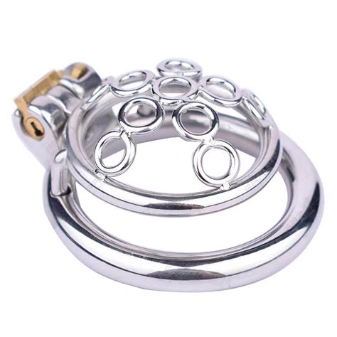 New Sissy Metal Welded Circles Chastity Cage Chastity Devices