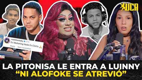 LA PITONISA ARREMETE CONTRA LUINNY CORPORAN NI ALOFOKE SE ATREVIÓ