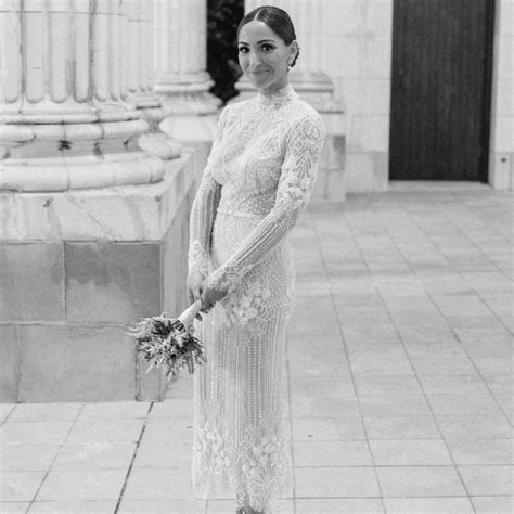 High Collar Halter Wedding Dress