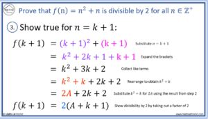 How To Do Proof By Mathematical Induction For Divisibility