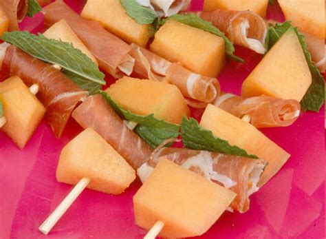 Recette De Brochettes De Melon Au Jambon Fum