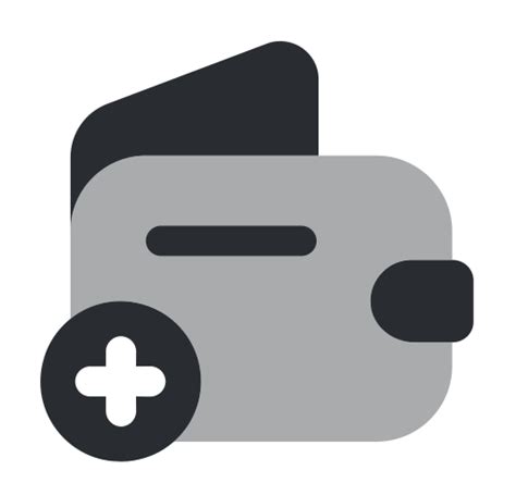 Leeg Portemonnee Toevoegen Pictogram In Iconsax Vol1 Bulk