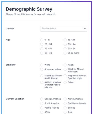 Demographic Sheet Template Prntbl Concejomunicipaldechinu Gov Co