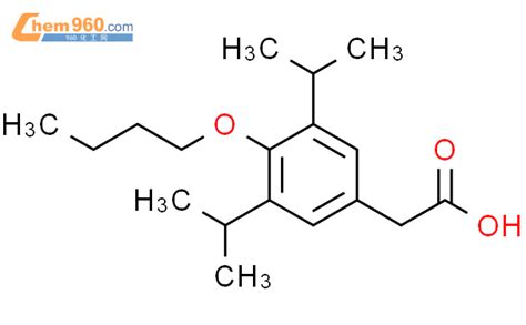 340697 64 5 Benzeneacetic acid 4 butoxy 3 5 bis 1 methylethyl CAS号