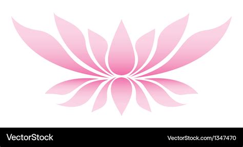 Lotus Flower Royalty Free Vector Image VectorStock