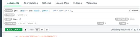 MongoDB Query Issue ISODate GetTime Is Not Working In Mongo Web