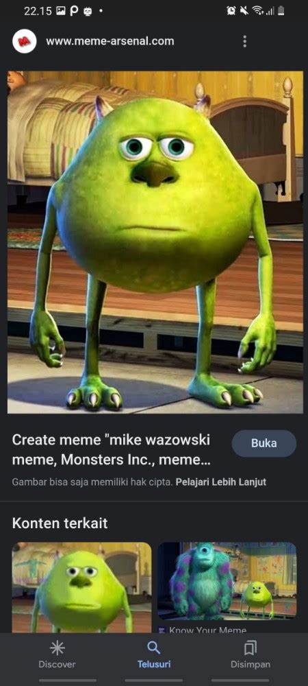 Создать мем mike wazowski meme корпорация монстров майк вазовский