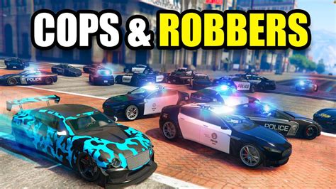 GTA 5 COPS AND ROBBERS GAME MODE COPS N CROOKS YouTube