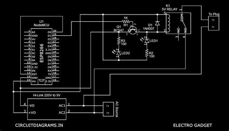 esp8266 wifi smart plug using nodemcu
