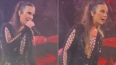 VÍDEO Ivete Sangalo flagra momento íntimo de fãs na plateia e expõe
