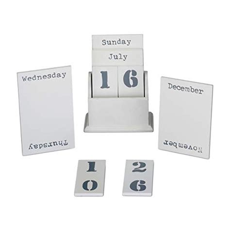 Relaxdays Dauerkalender Holz Ewiger Kalender Im Ewiger Kalender